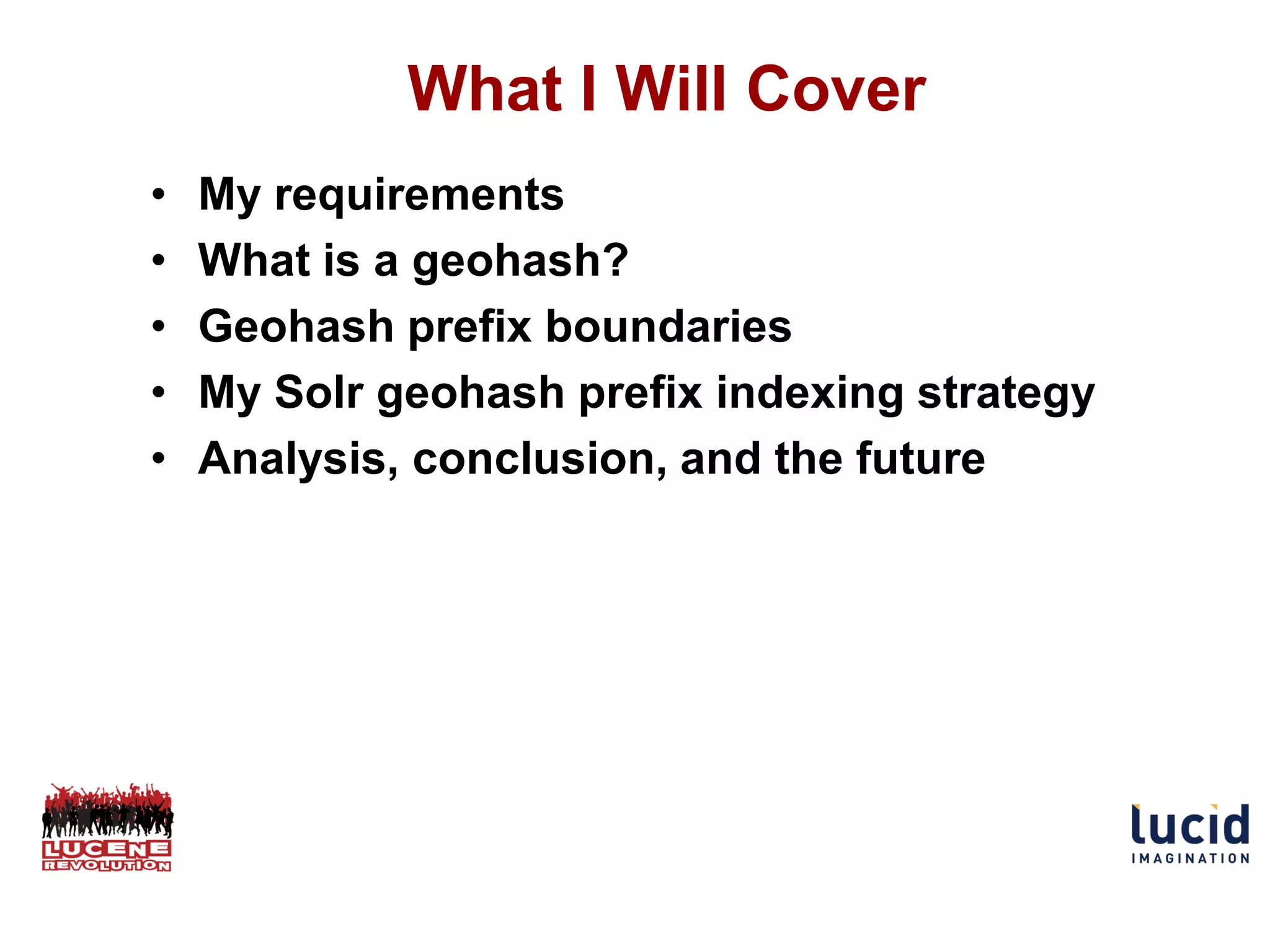 Spatial search with geohashes | PDF