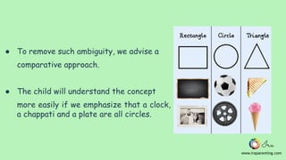 Spatial sense and geometry for preschoolers based on milestones | PDF