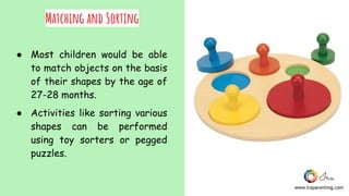 Spatial sense and geometry for preschoolers based on milestones | PDF