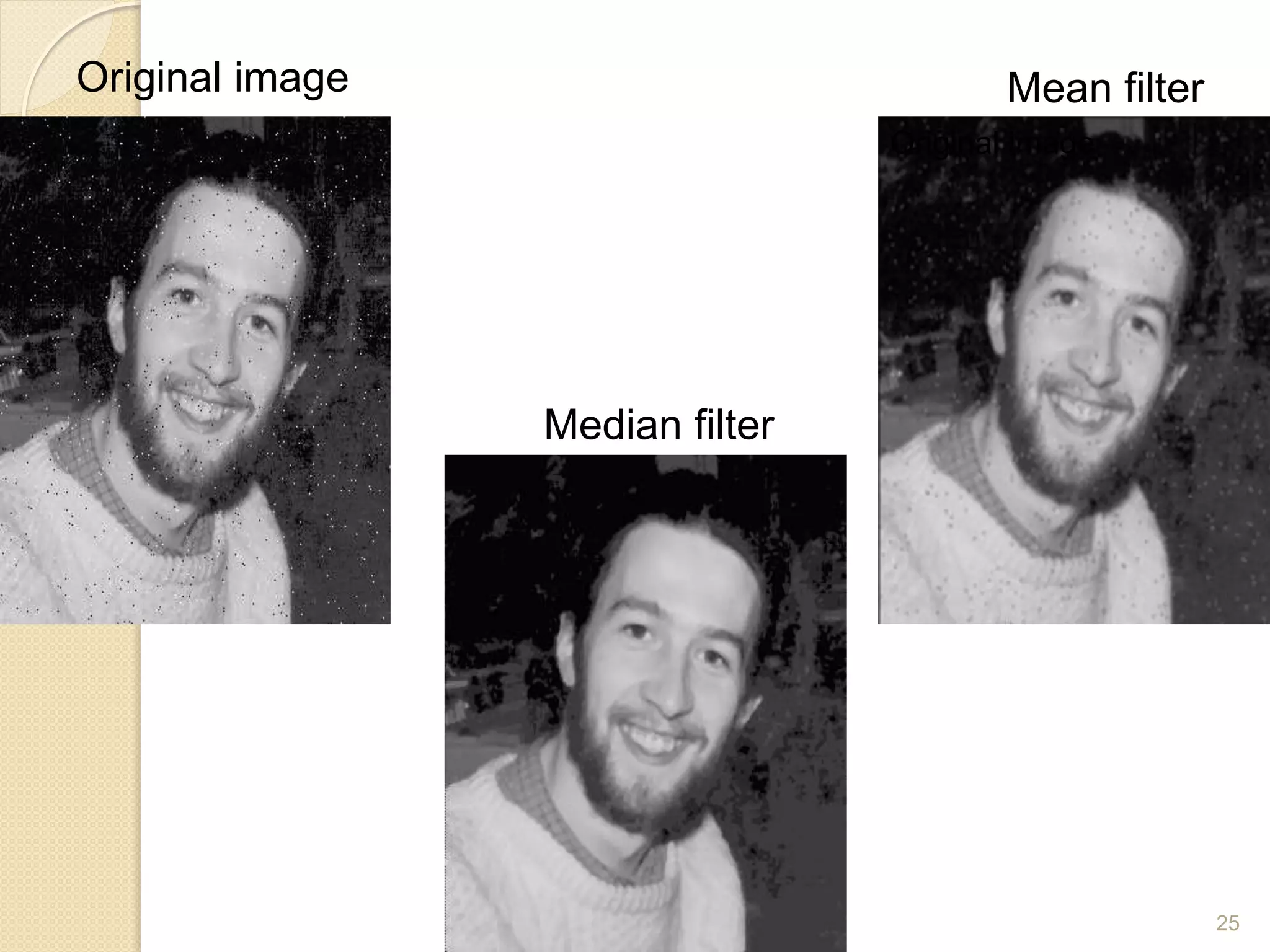 Smoothing Filters in Spatial Domain | PPTX