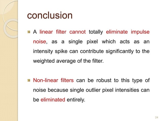 Smoothing Filters In Spatial Domain