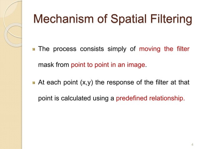 Smoothing Filters in Spatial Domain