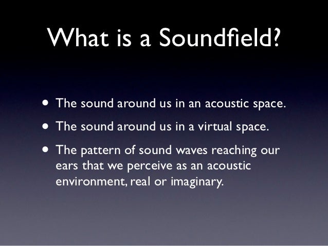 Spatial Sound parts 1 & 2