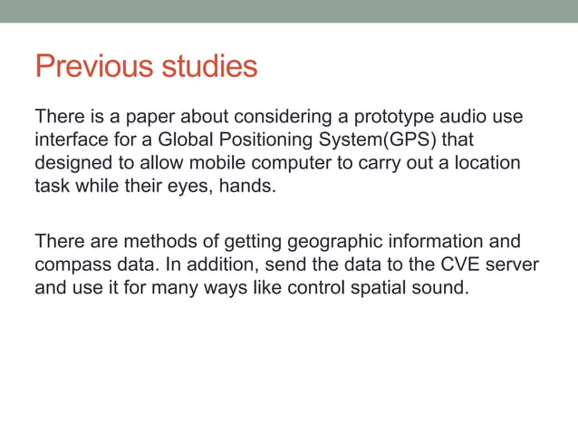 Spatial Sound For Mobile Navigation System | PDF
