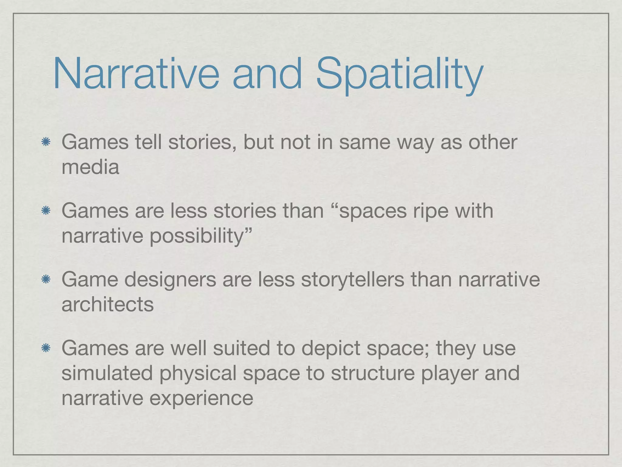 Environmental Storytelling | PPT