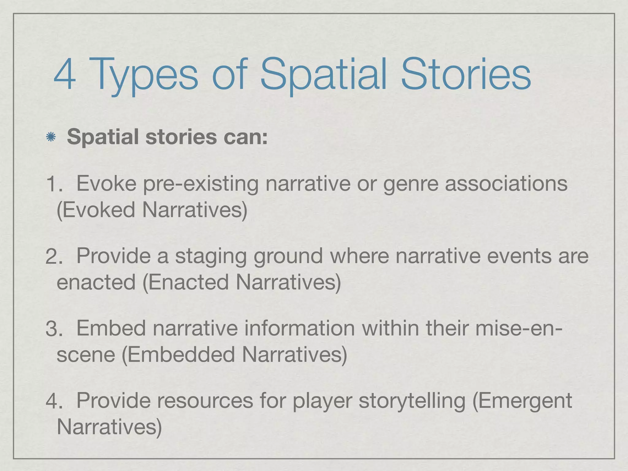 Environmental Storytelling | PPT