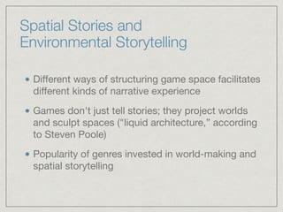 Environmental Storytelling | PDF