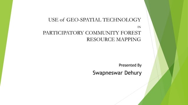 Spatial technology in community forestry resource mapping | PPTX ...