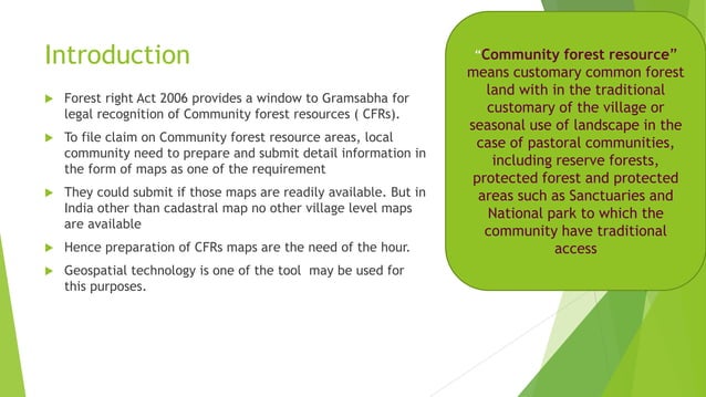 Spatial technology in community forestry resource mapping | PPTX ...
