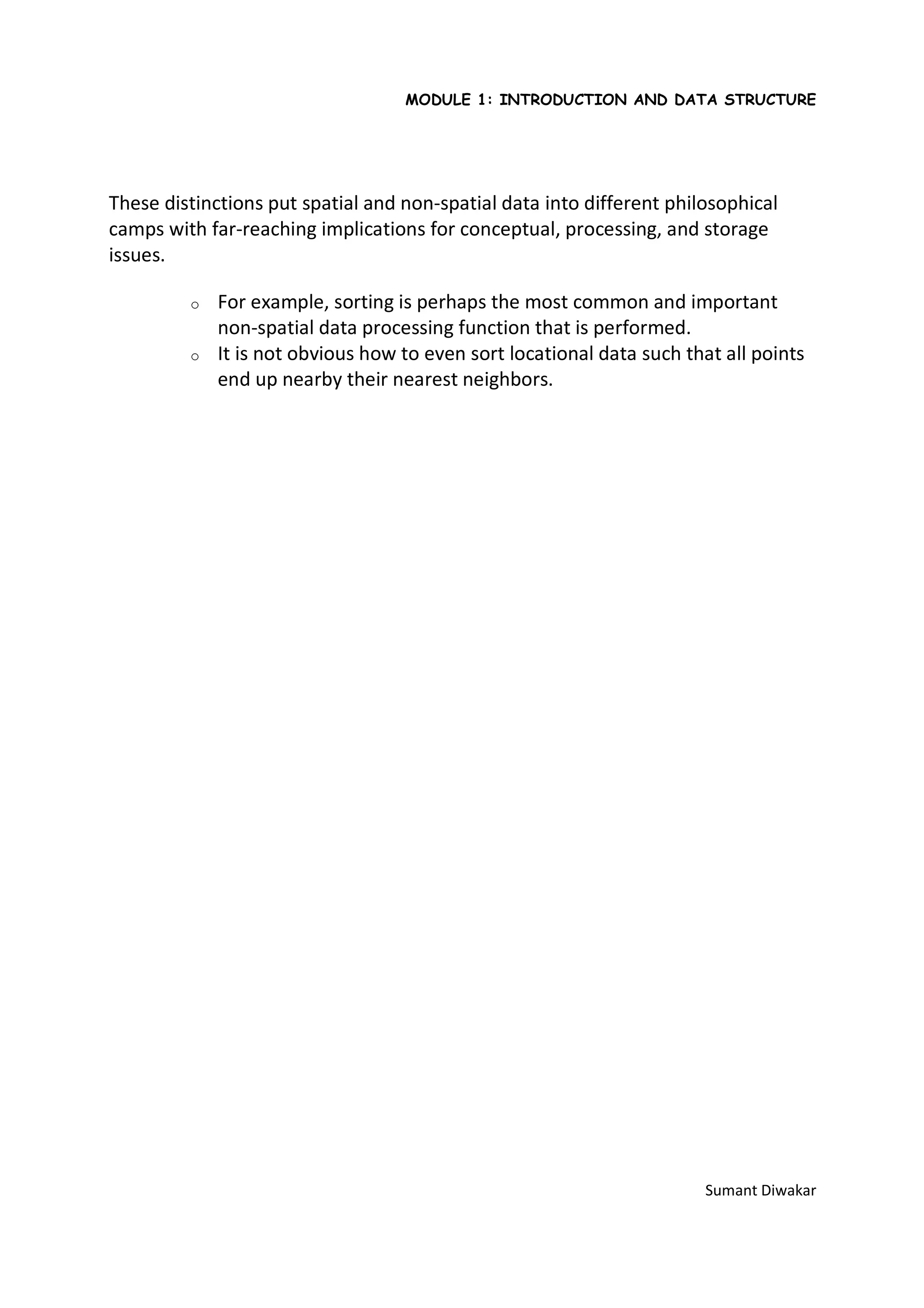 Spatial vs non spatial | PDF