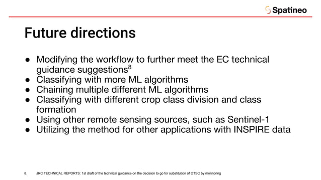 Method For Automated Classification With Inspire Data And Sentinel 2 Satellite Imagery Case