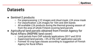 Method for automated classification with INSPIRE data and Sentinel-2 ...