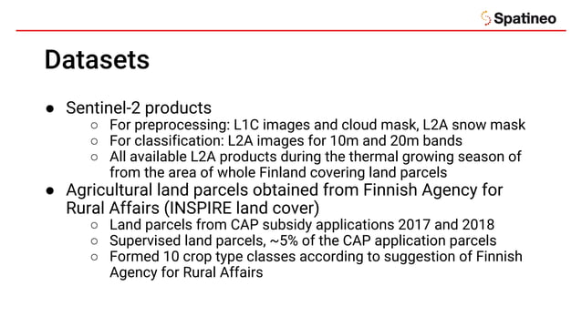 Method for automated classification with INSPIRE data and Sentinel-2 satellite imagery: case ...
