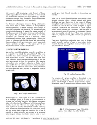 Spatio temporal modeling of snow flake crystals using packardªs ...