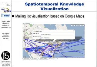 Spatiotemporal Knowledge Visualization and Discovery in Dynamic Social ...