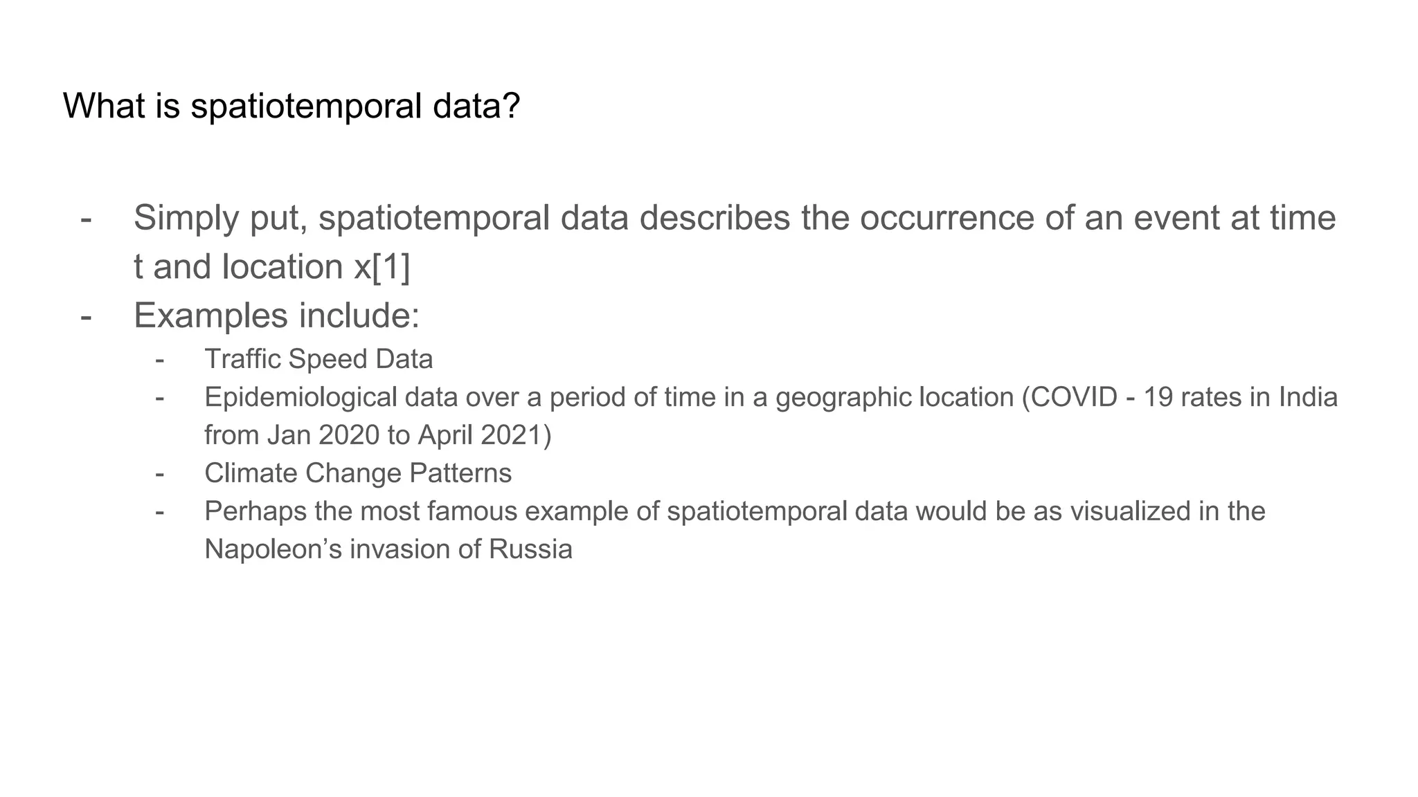 Spatiotemporal data analysis using deep learning a survey | PPTX