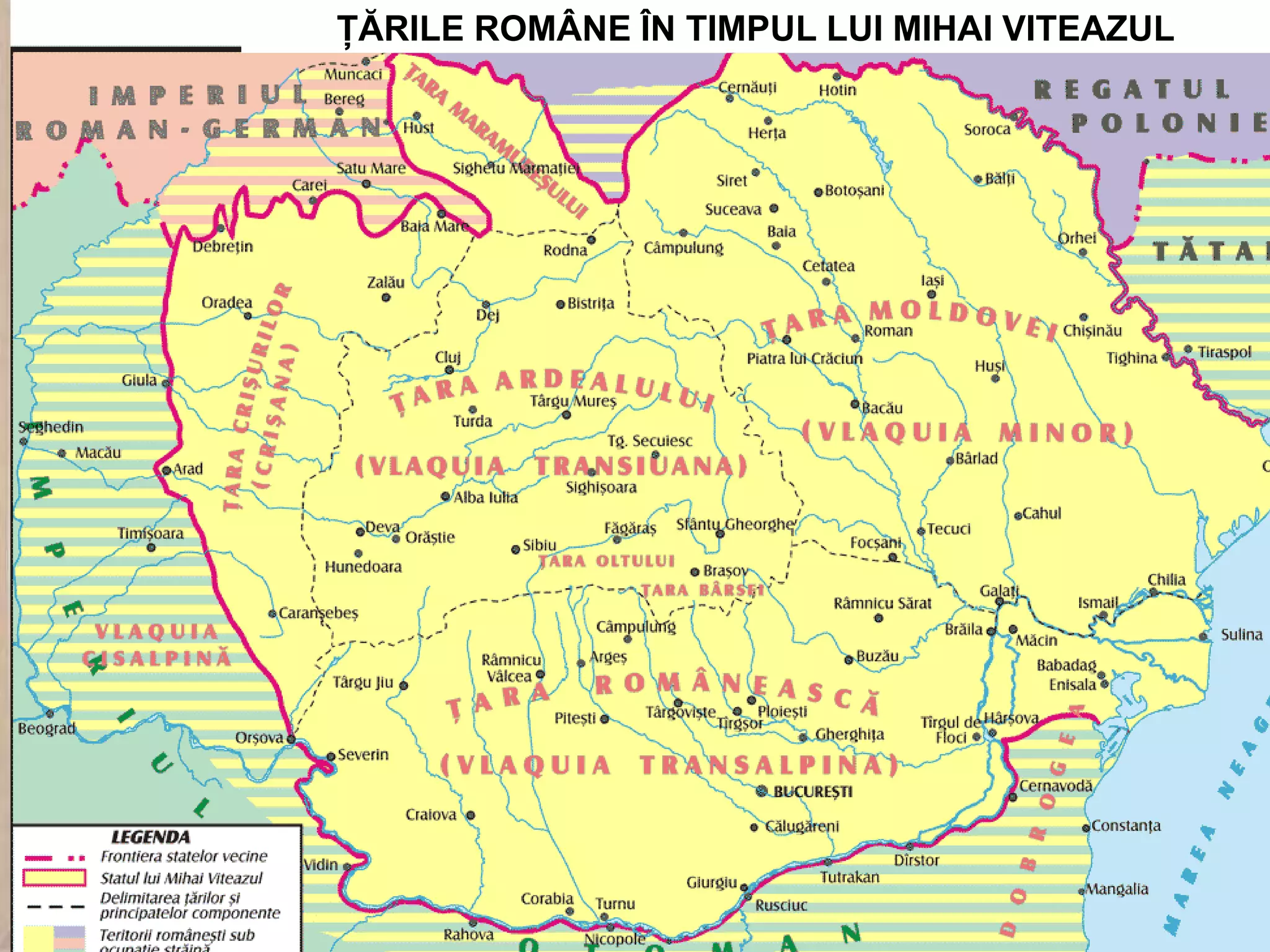 Spatiul Romanesc, intre diplomatie si conflict | PPT