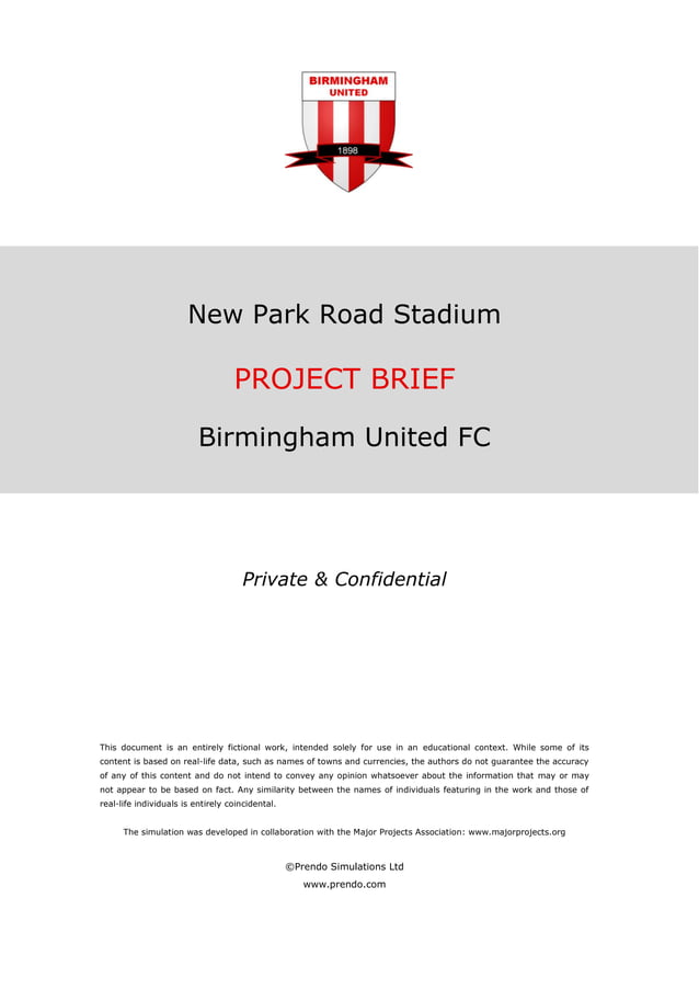 Spatium Project Simulation student brief | PDF | Developmental Sites ...