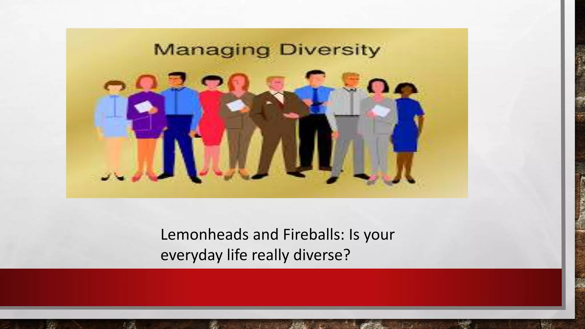Welcome To Diversity Training | PPT