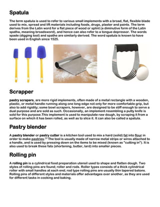 Function of spatula in cooking store