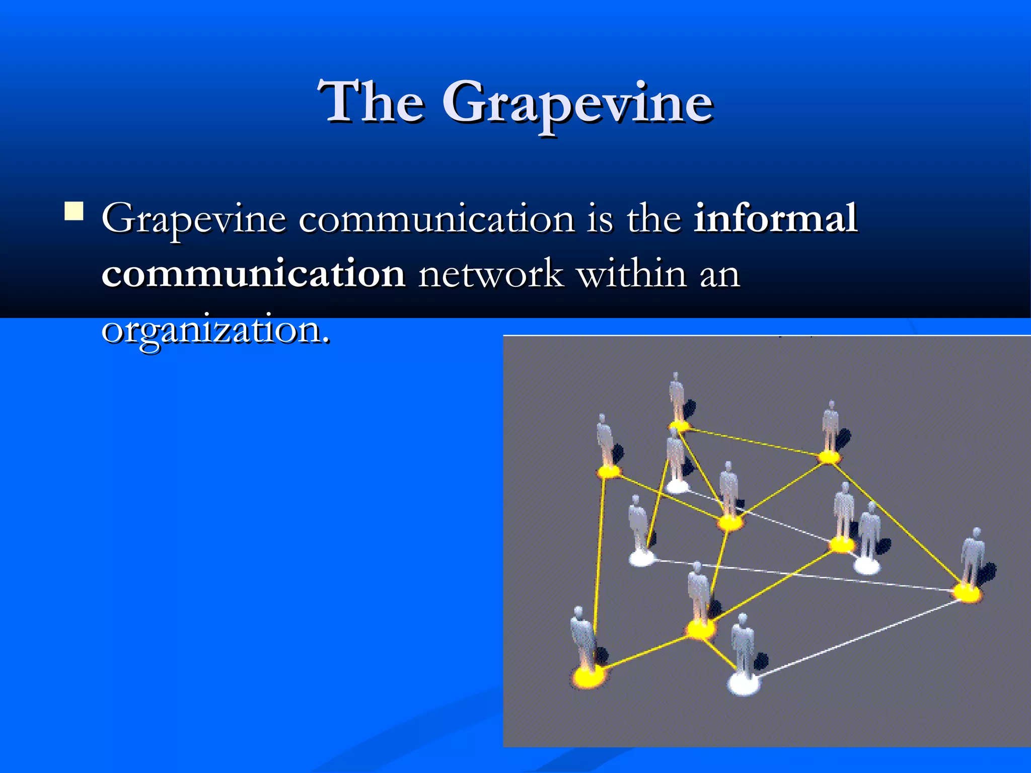 Communication Flows in an Organization | PPT