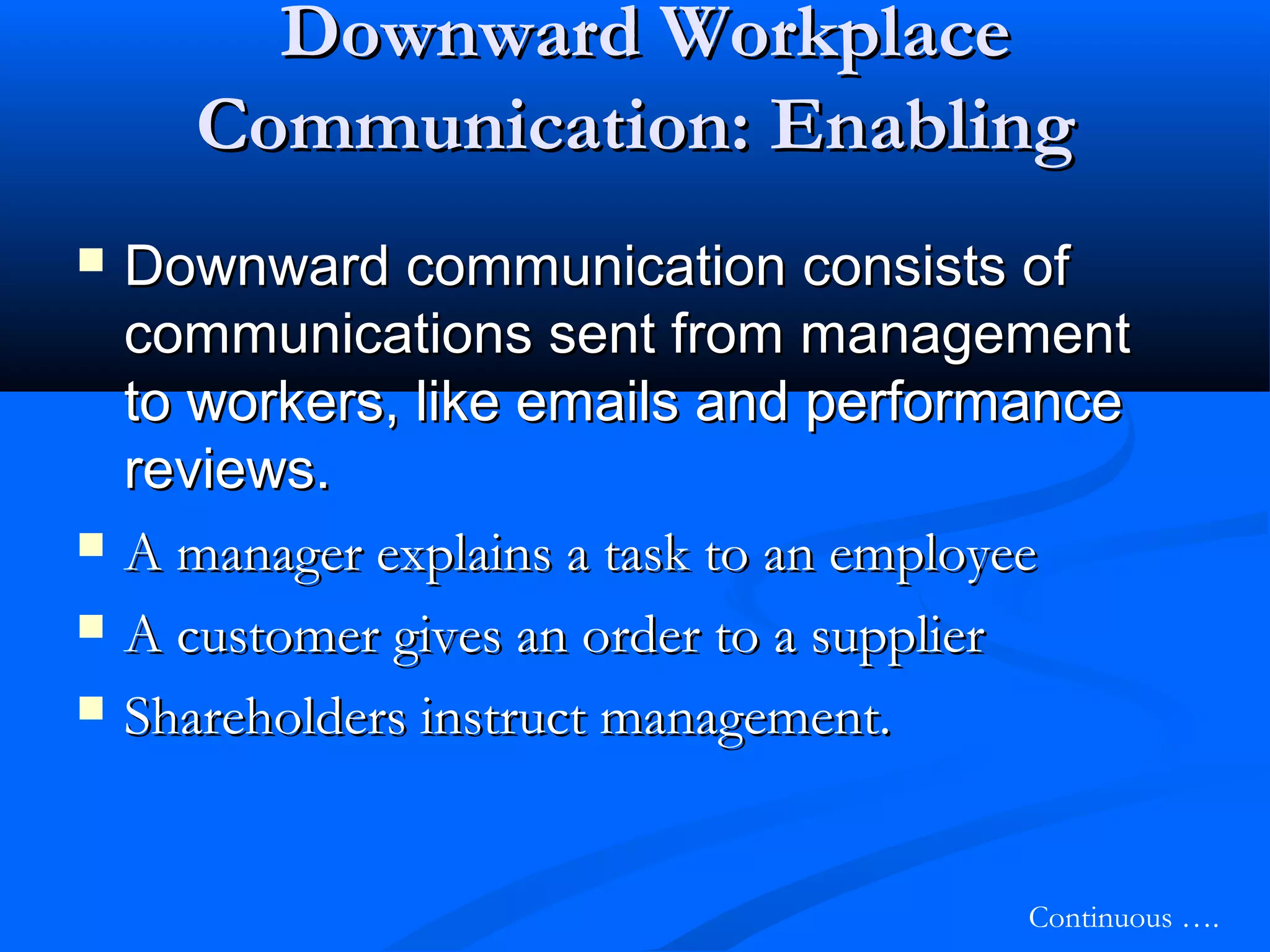 Communication Flows in an Organization | PPT