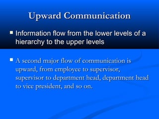 Communication Flows in an Organization | PPT