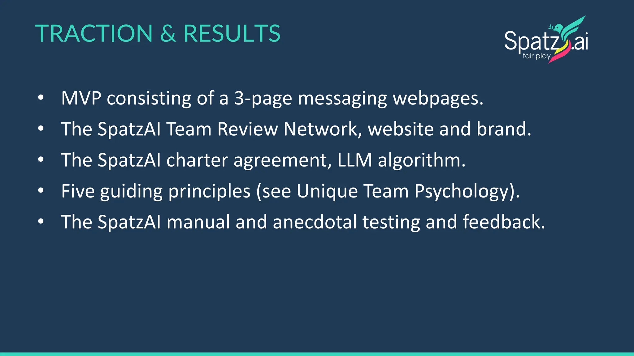 SpatzAI - A referee toolkit protecting bold idea-sharing | PPT