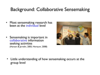 CoSense: Enhancing Sensemaking for Collaborative Web Search | PPT