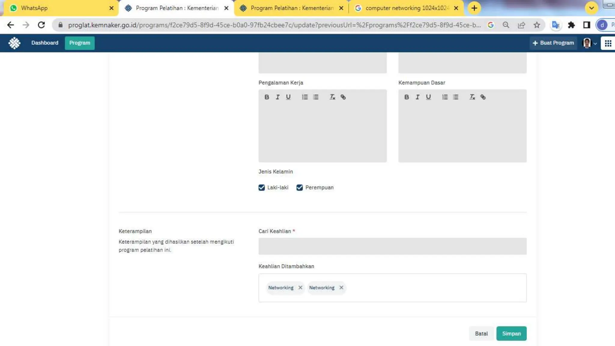 Aplikasi SPA V2 Akreditasi Lembaga Pelatihan Kerja | PPTX