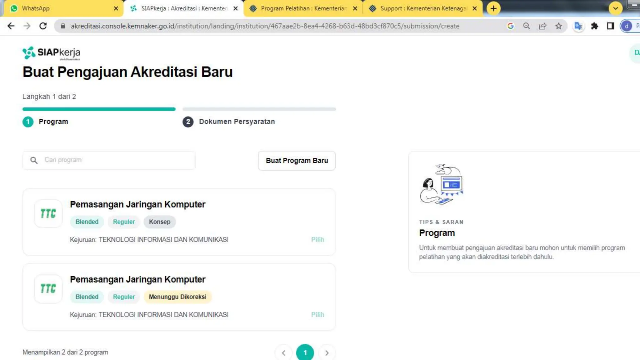 Aplikasi SPA V2 Akreditasi Lembaga Pelatihan Kerja | PPTX