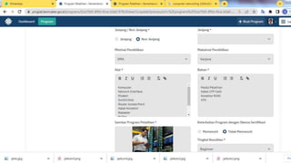 Aplikasi SPA V2 Akreditasi Lembaga Pelatihan Kerja | PPTX