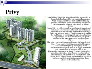 Spaze Privvy The Address | PPS