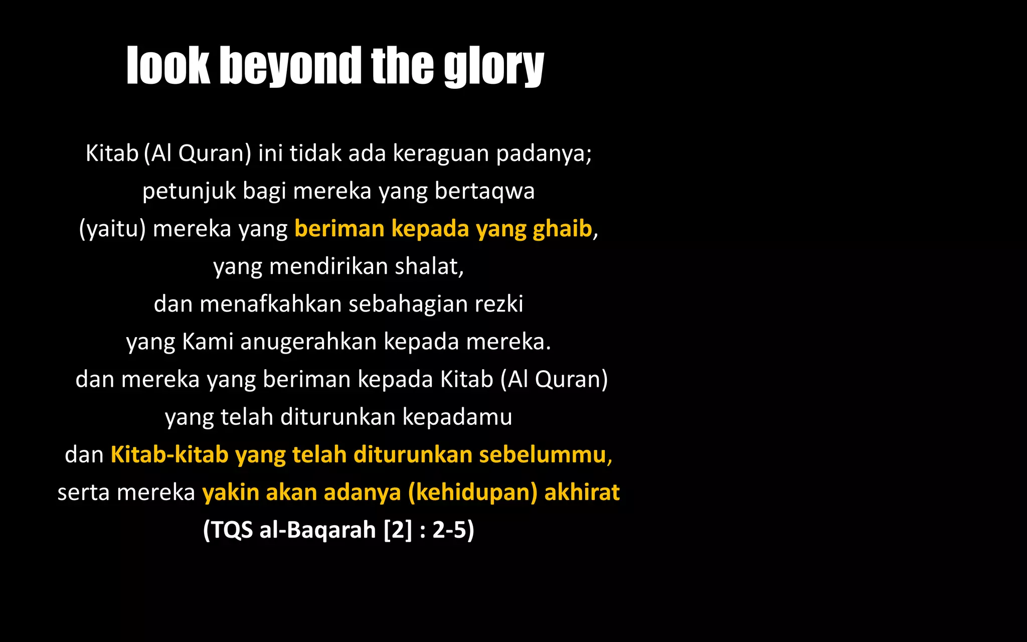 Materi Ustadz Felix Siauw - Beyond The Inspiration | PPTX