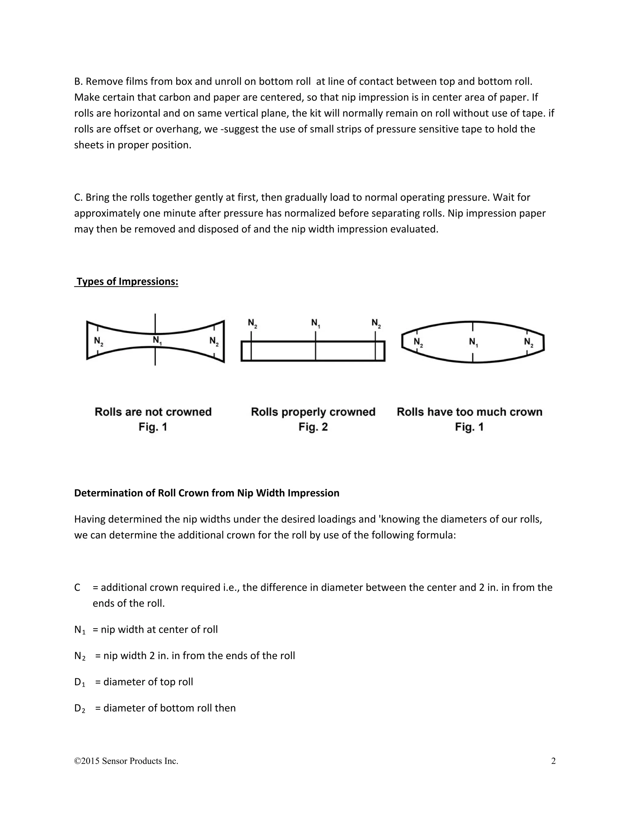 Best Practices for Taking Nip Width Impressions | PDF