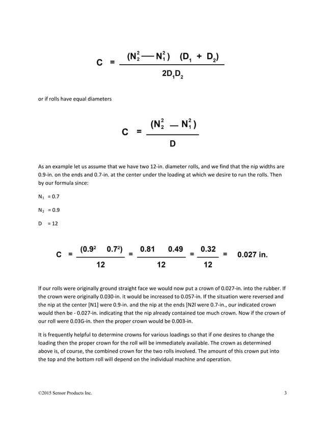 Best Practices for Taking Nip Width Impressions | PDF