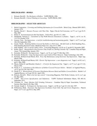 Best Practices for Nip Impressions | PDF