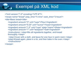 Spbl Fö6 Designprinciper Och Xml | PPT