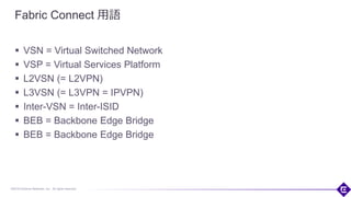 Fabric Connect 設定例 | PDF