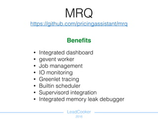 Celery vs MRQ | PPT