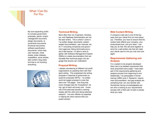 Technical Writing and Proposal Writing Brochure | PPT