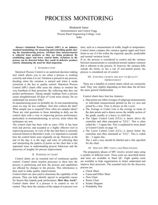 process monitoring (statistical process control) | PDF