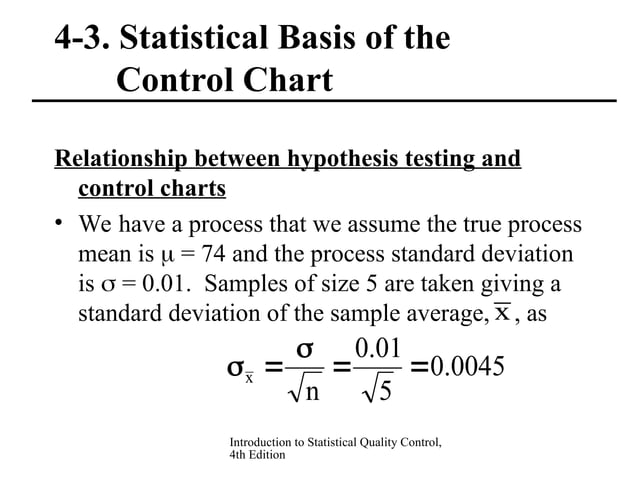 statistical process control-statistical process control | PPT
