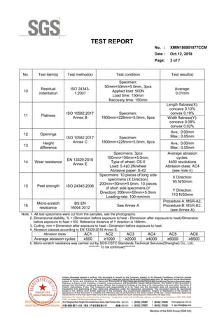 Spc sgs spc test report | PDF