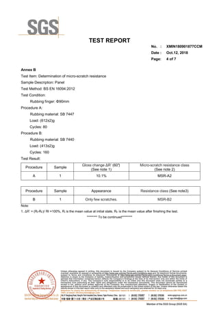Spc sgs spc test report | PDF