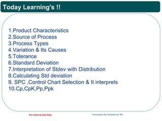 SPC - Statistical process control | PPT