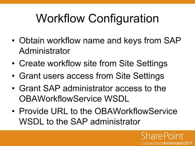 Duet Enterprise: Bring SAP data and workflow to SharePoint | PPT