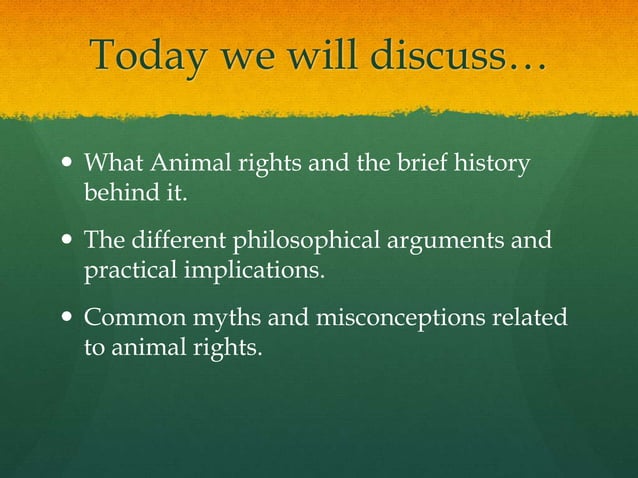 Spc2023 animal rights informative speech presentation | PPT