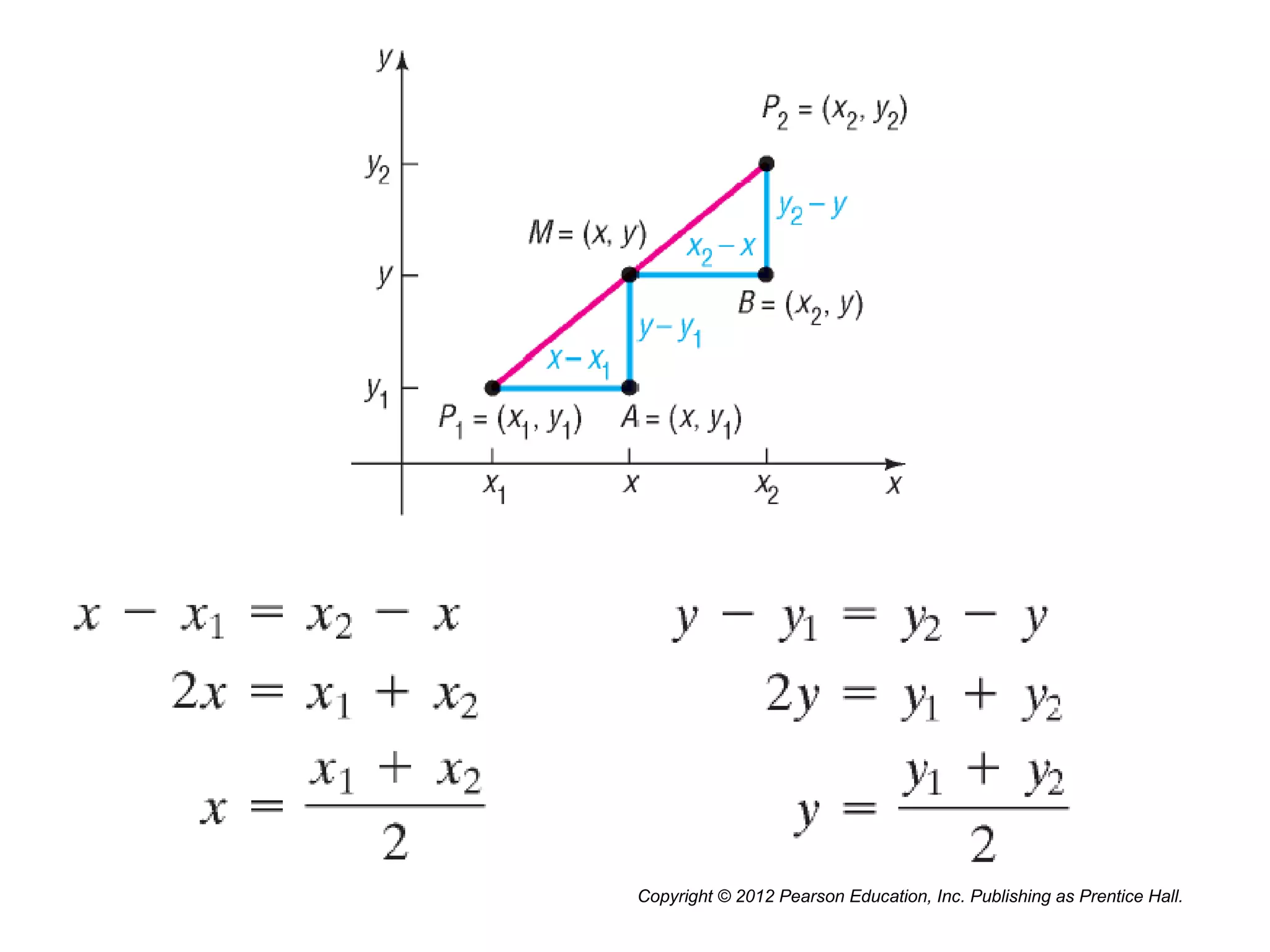 Section 1.1 The Distance and Midpoint Formulas | PPT