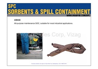 Project Sales Corp - Oil Spill Absorbents Range | PDF